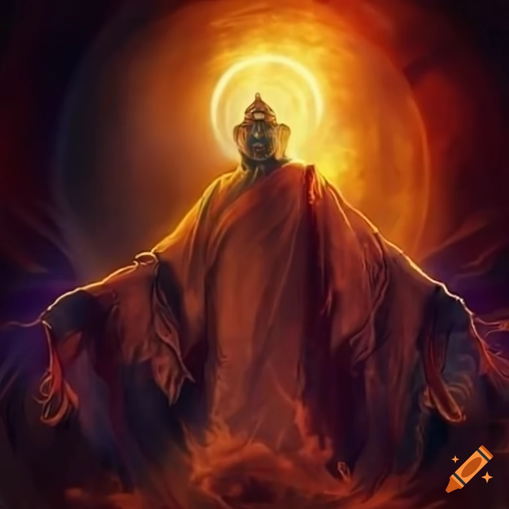 Depiction of a spiritual demon on Craiyon