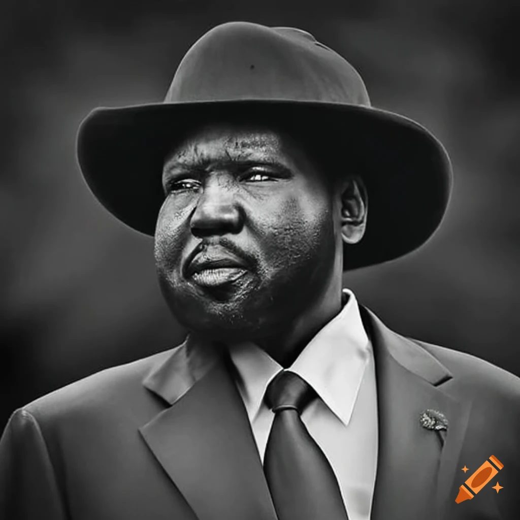 Portrait of salva kiir mayardit on Craiyon