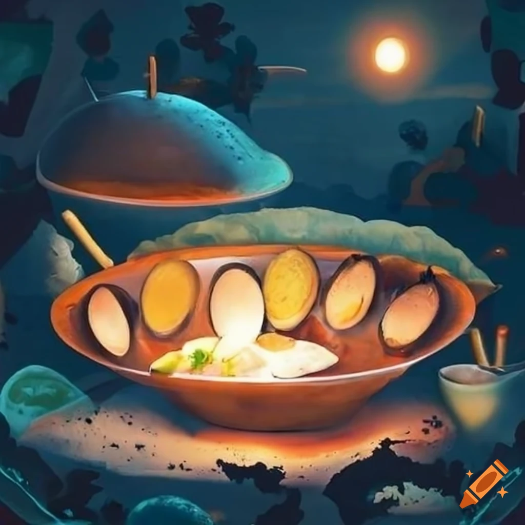 Delicious earthshine clam bake on Craiyon