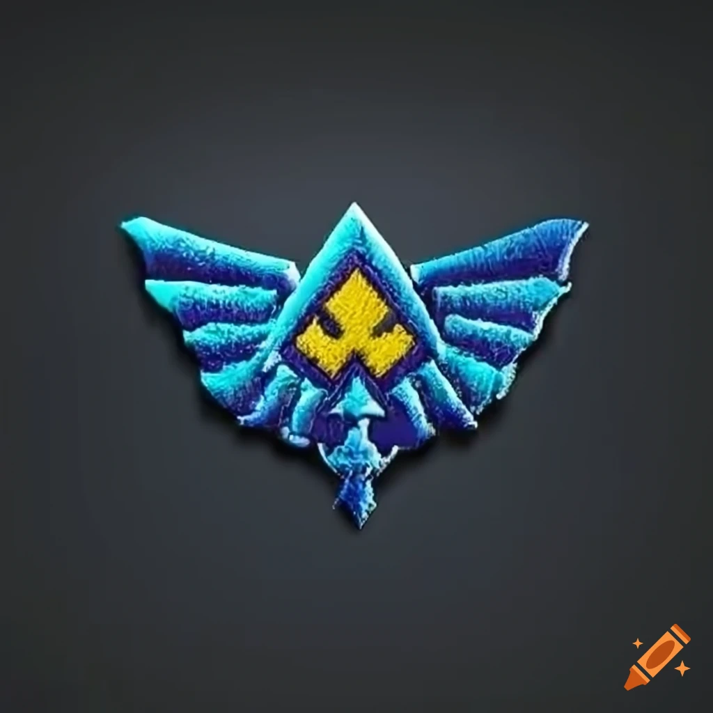Zelda game logo patch on Craiyon