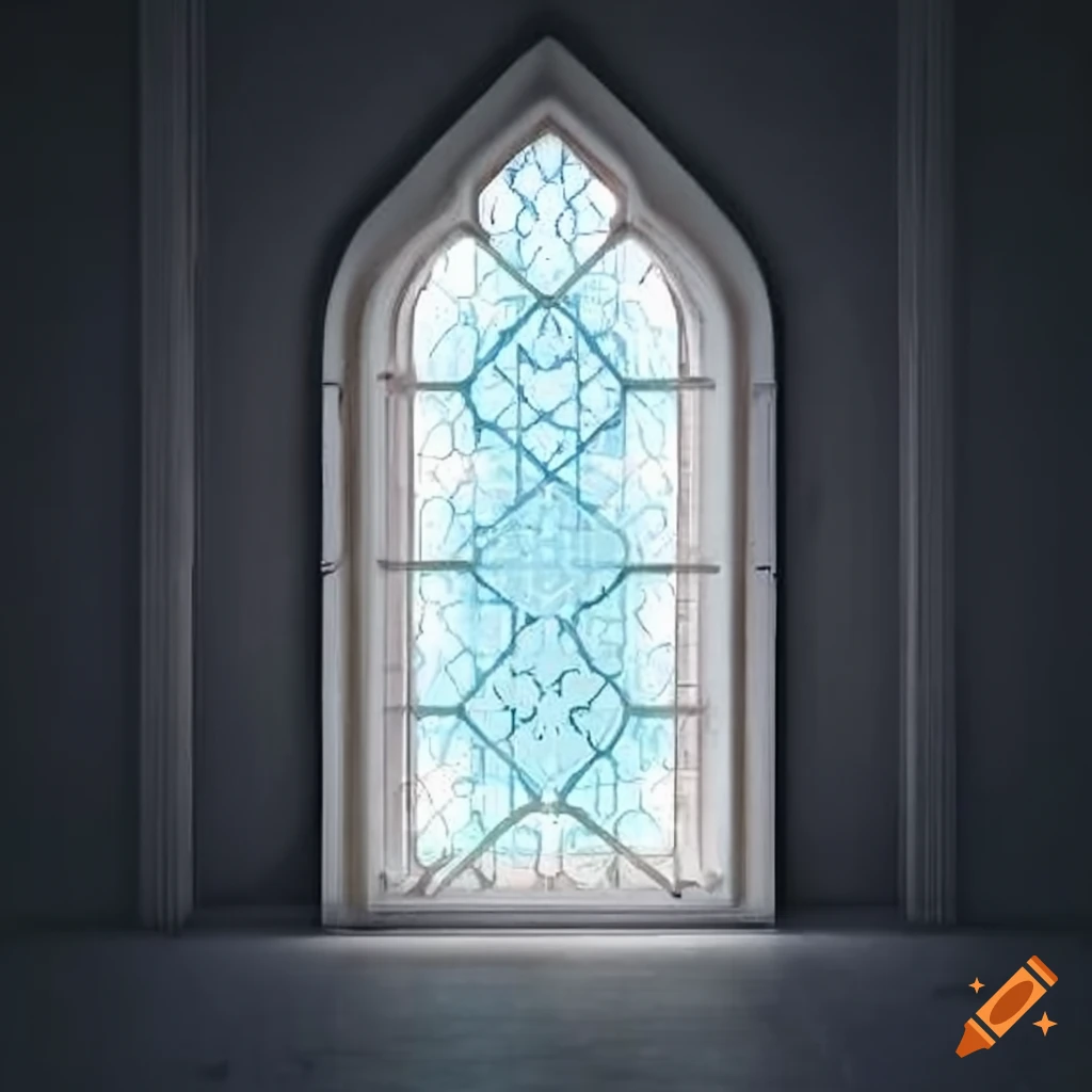 Islamic-style white window design