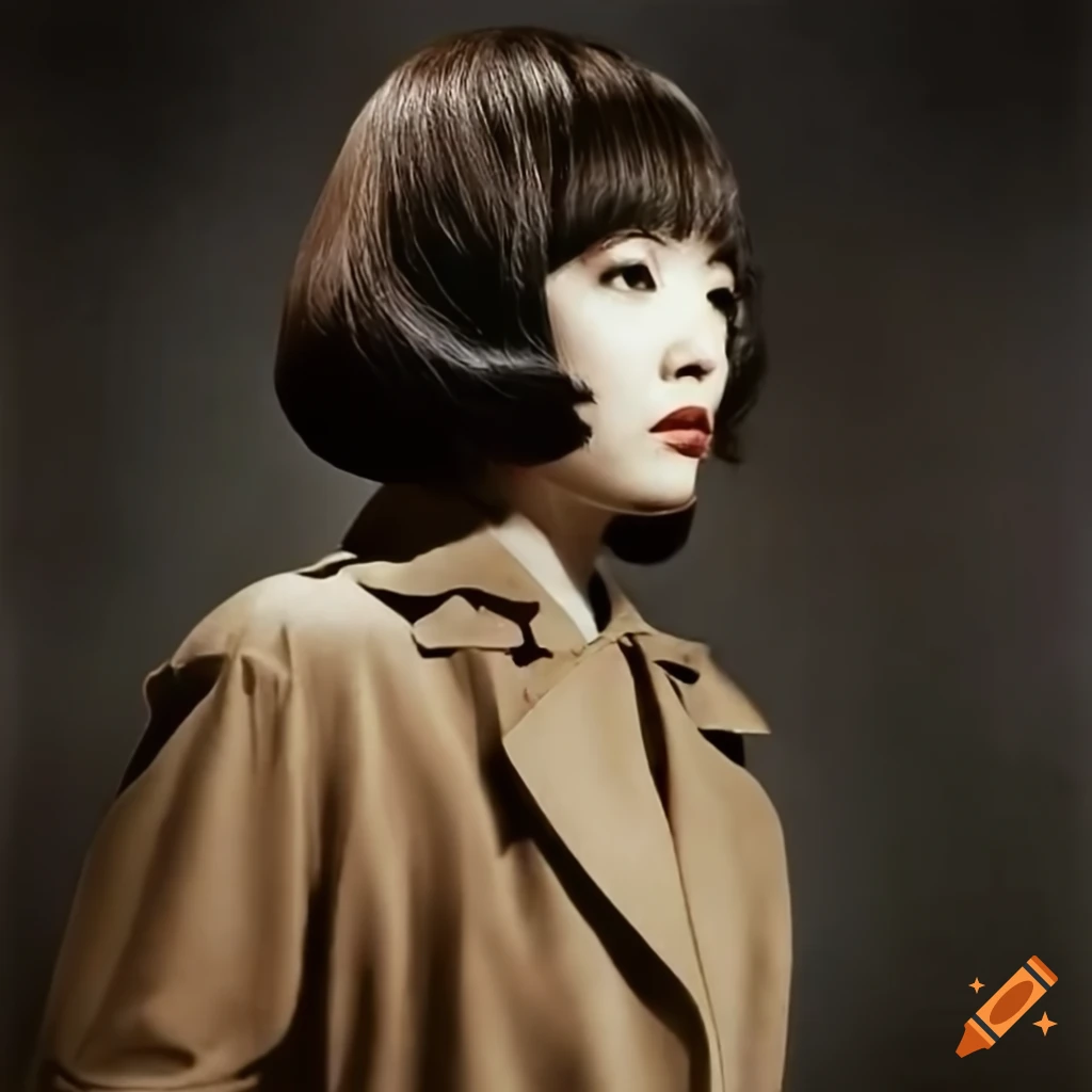 Peilin yang in her mid-forties with an elegant demeanor and sleek bob ...