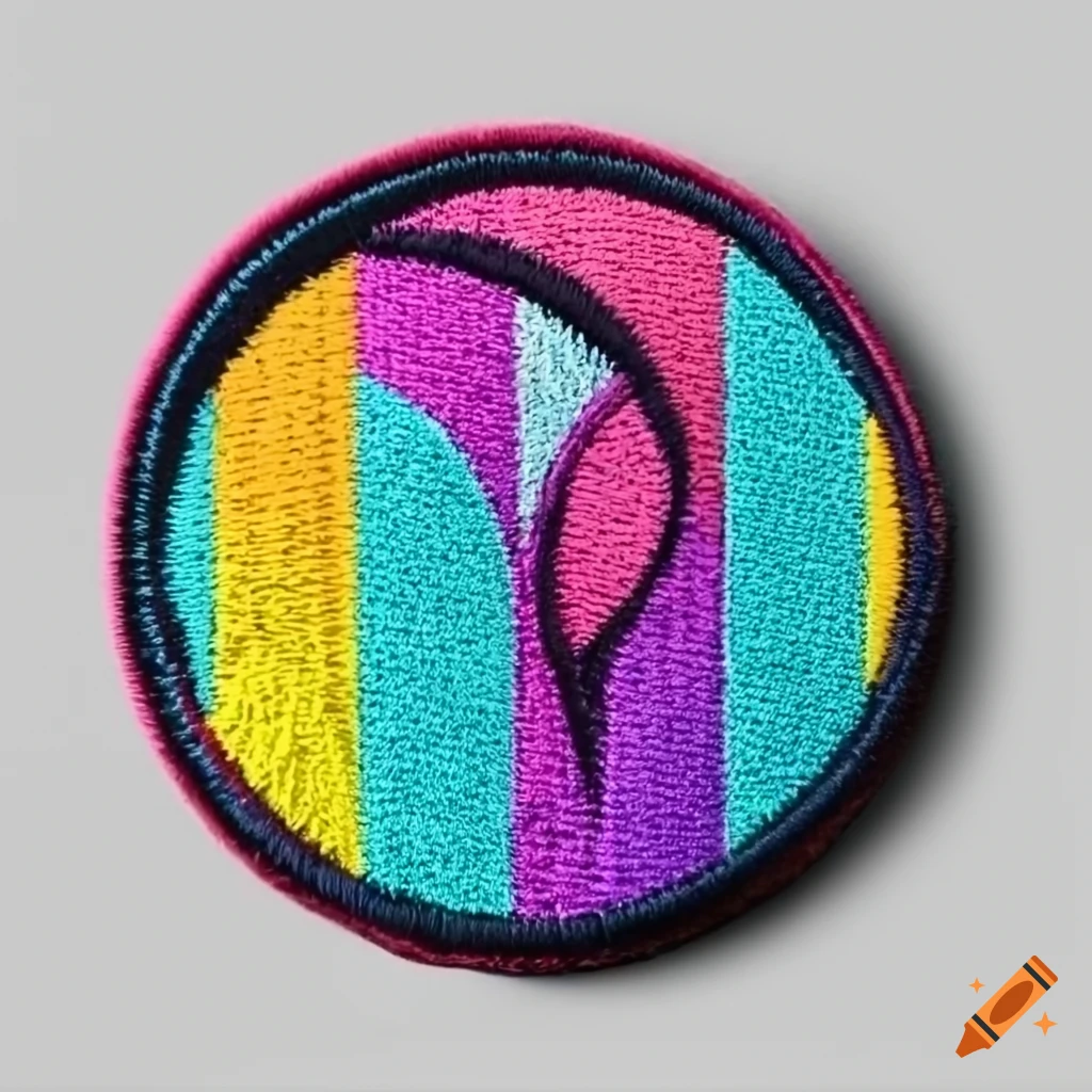 Patch with a logo graphic design