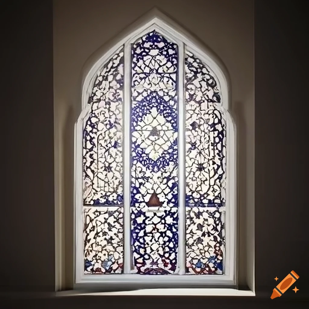Window with islamic art design on Craiyon