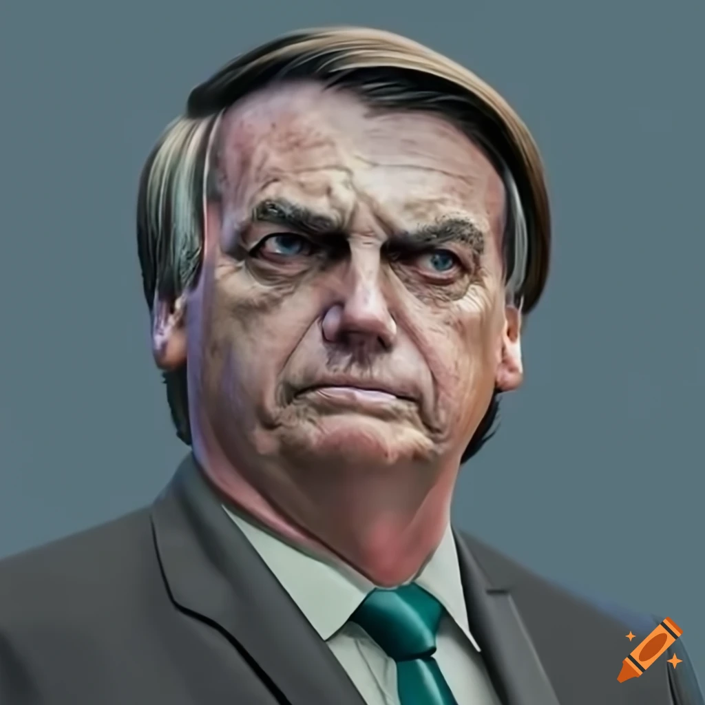 Realistic portrait of bolsonaro on Craiyon