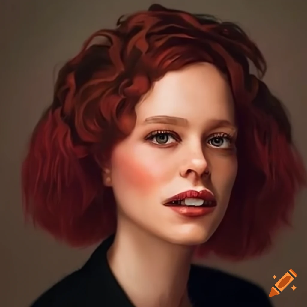 Portrait of justina rigney on Craiyon