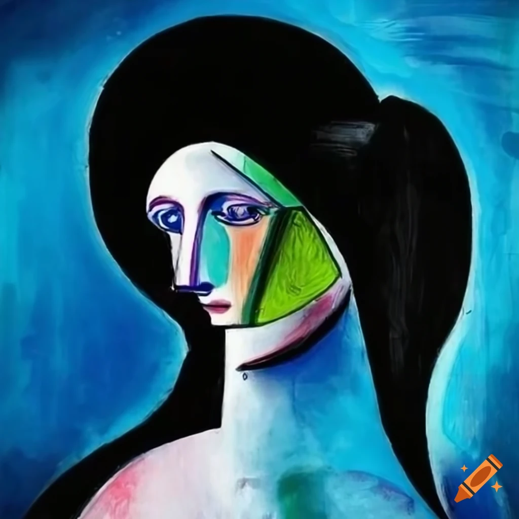 Modern art by Picasso on Craiyon