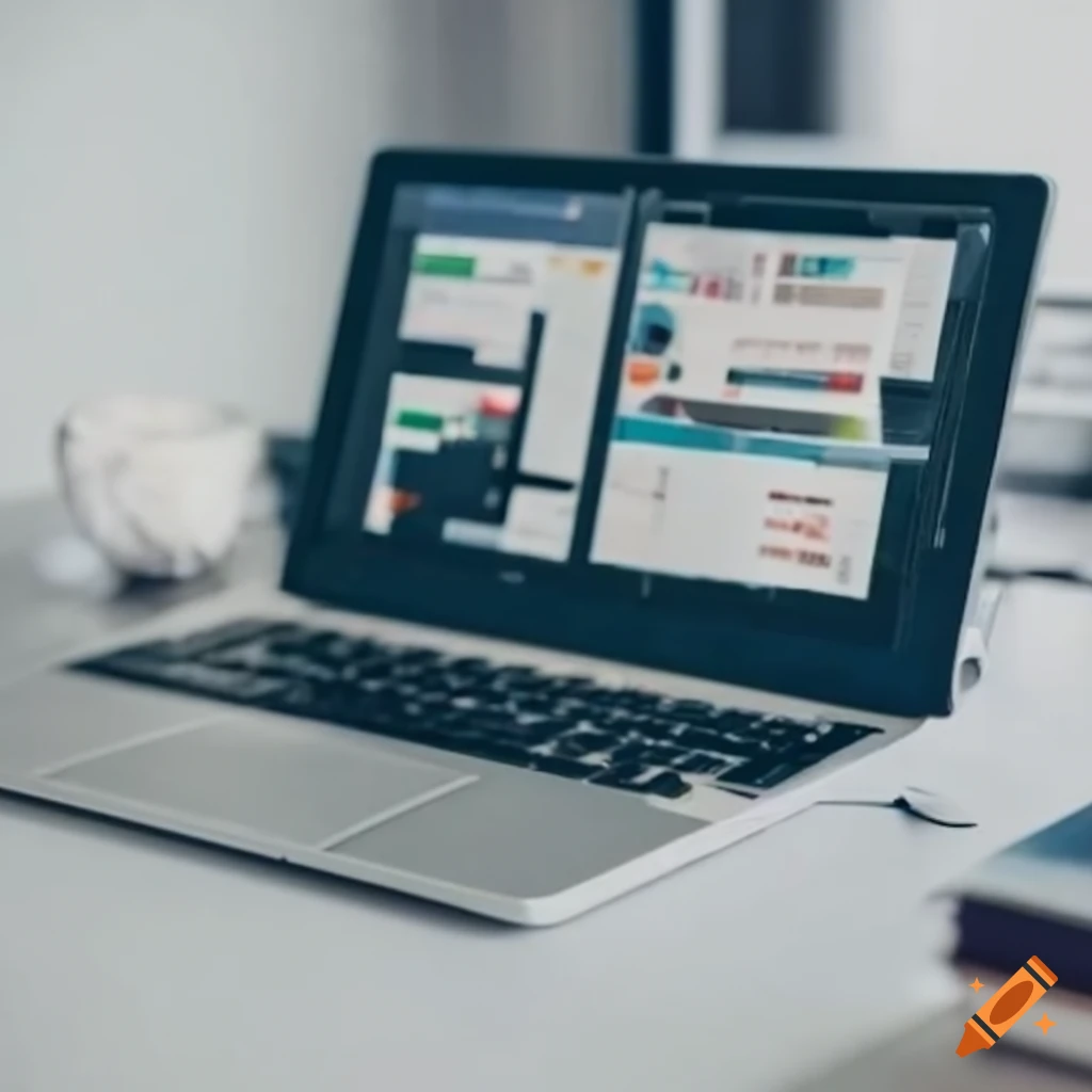 Web development startup concept on Craiyon