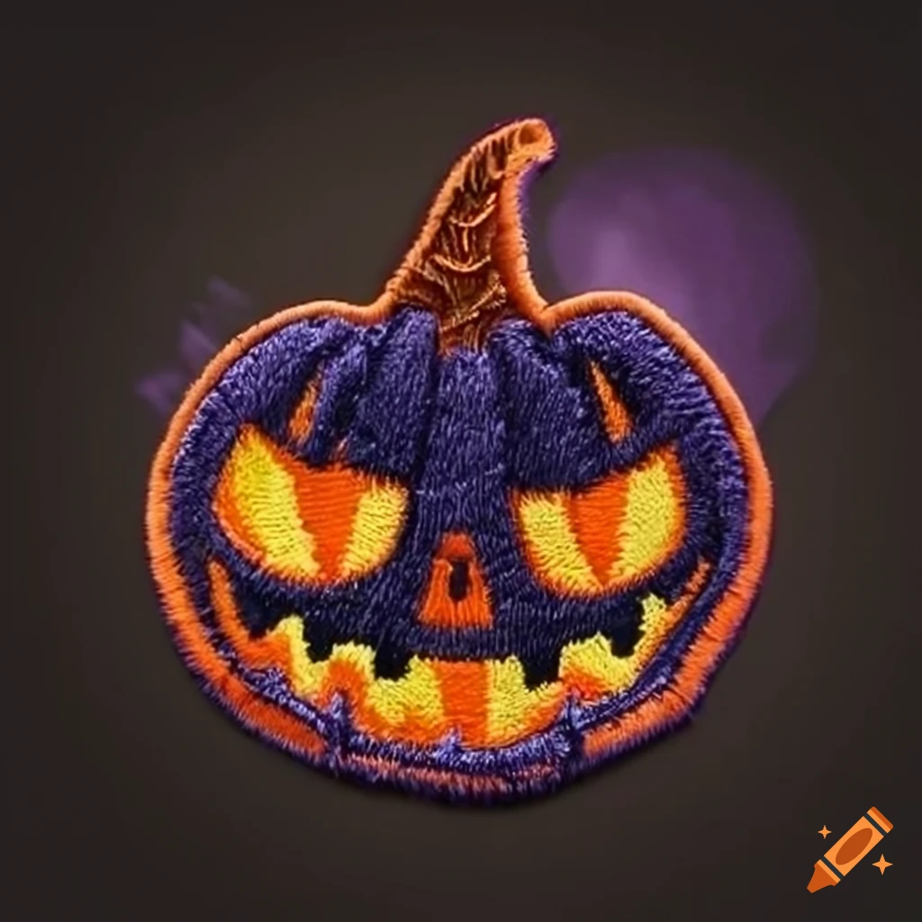 Halloween patch design