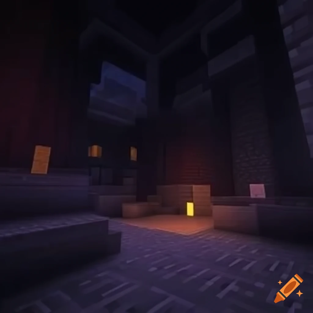 Screenshot of minecraft gameplay on Craiyon