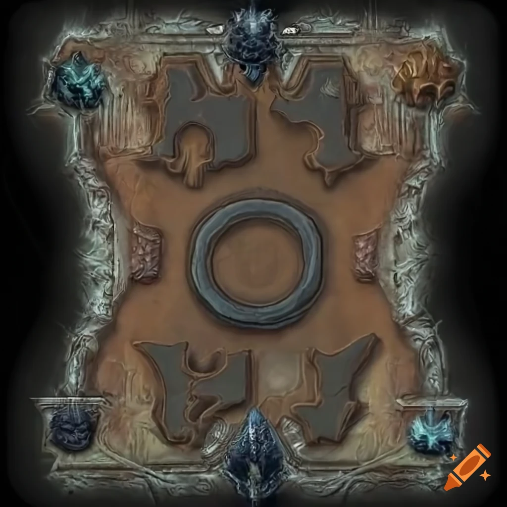 Abstract design inspired by diablo 2