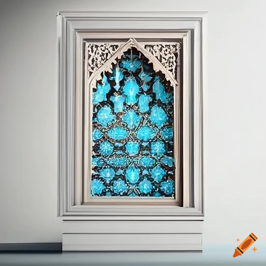 White window altar in islamic art on Craiyon