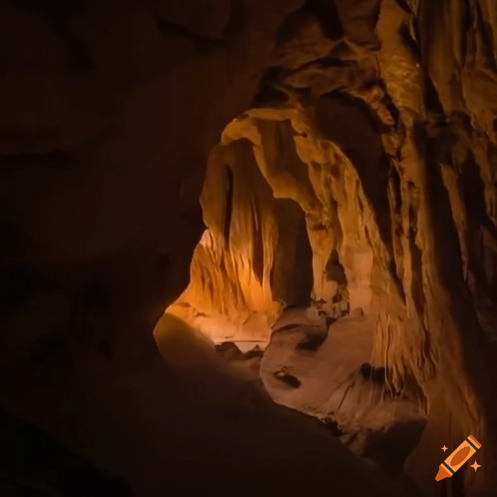 Image of cave cliffs on Craiyon