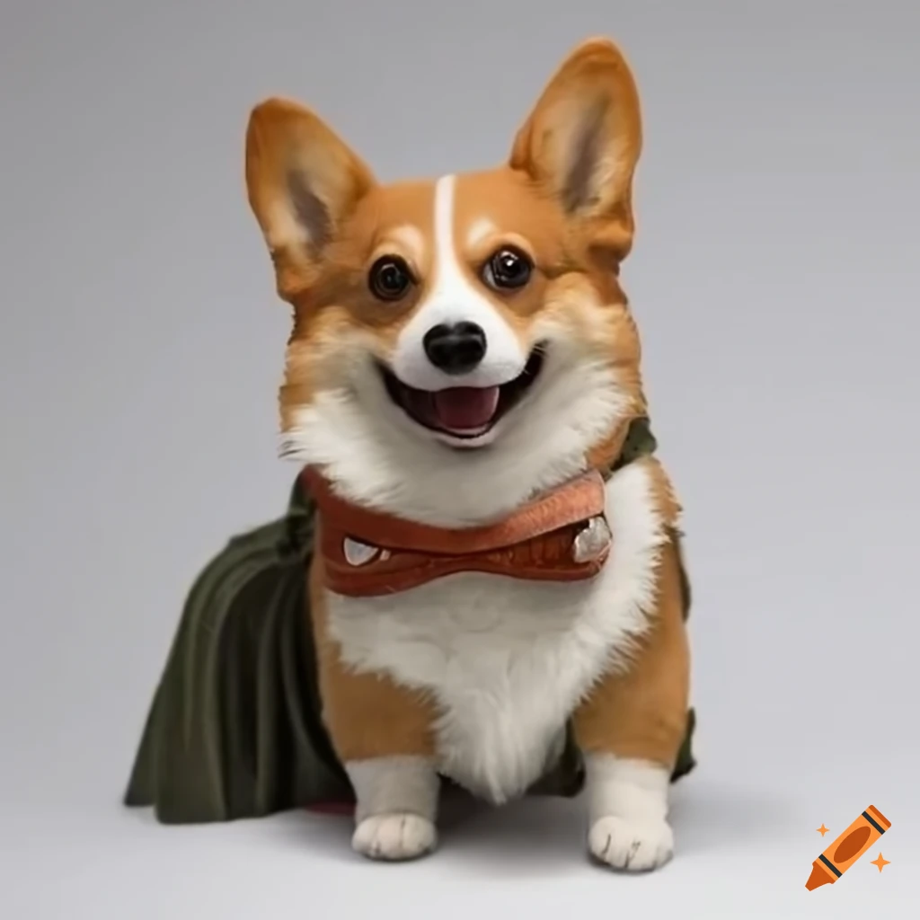 Corgi as a lord of the rings character