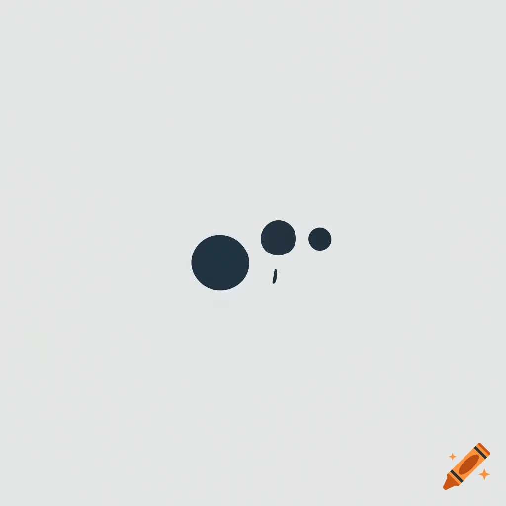 Minimalist white logo design on Craiyon