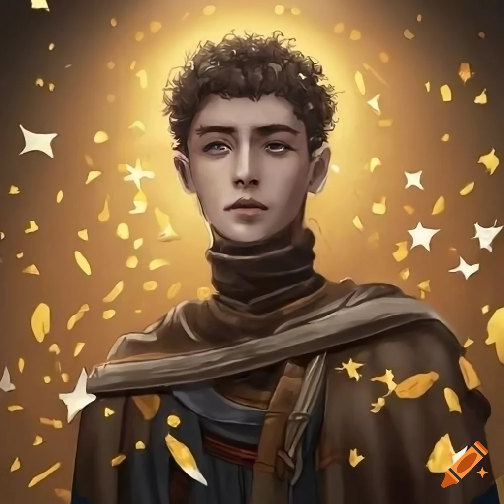 Frodo and sam celebrating with a birthday cake on Craiyon