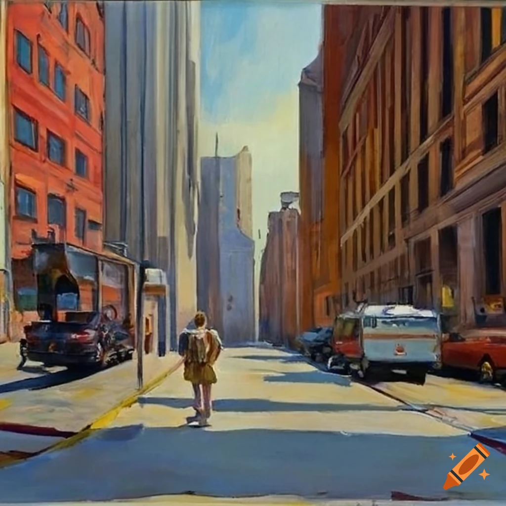 Painting by richard estes on Craiyon