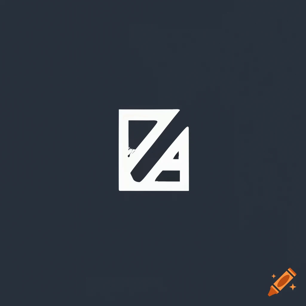 Minimalist white logo design on Craiyon