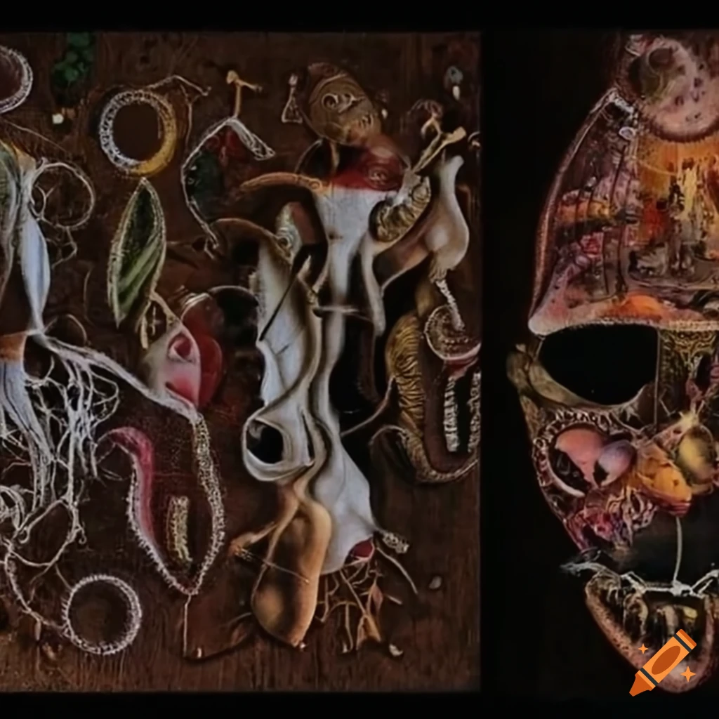 Surreal artwork combining mathematics and drugs on Craiyon