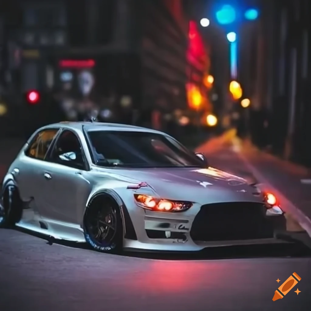 Tuning car with unique design on Craiyon