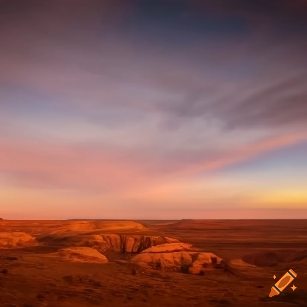 Mesa Landscape With Endless Horizon On Craiyon