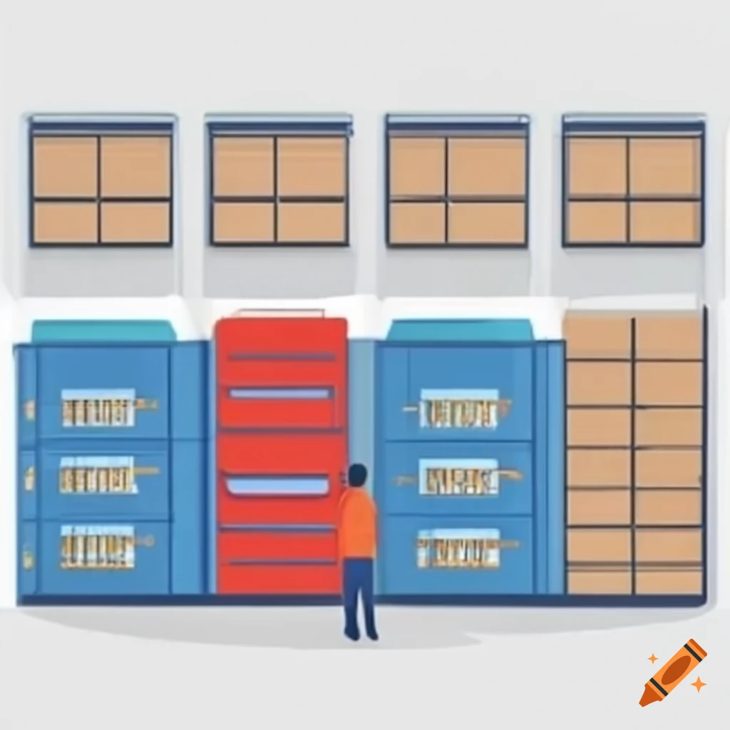 User-friendly storage solution on Craiyon