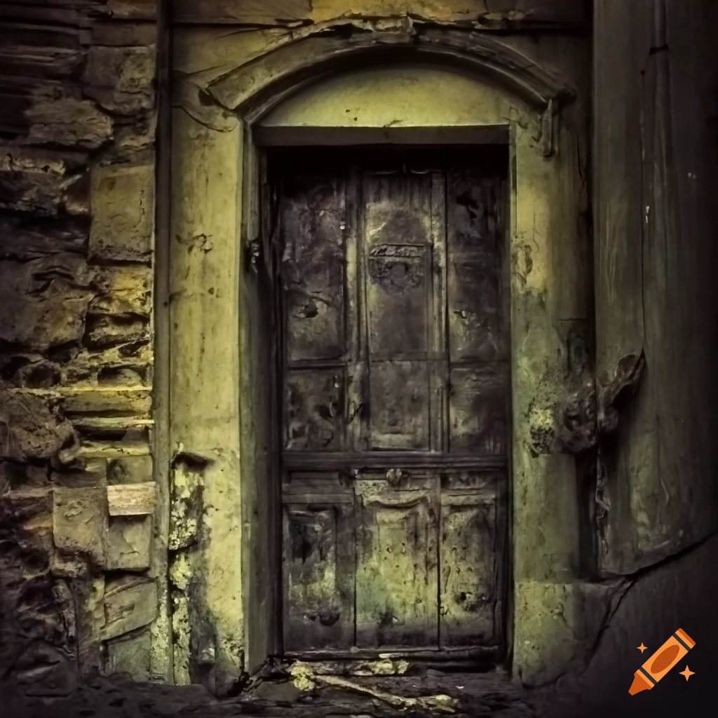 View of havana city through old wooden door on Craiyon