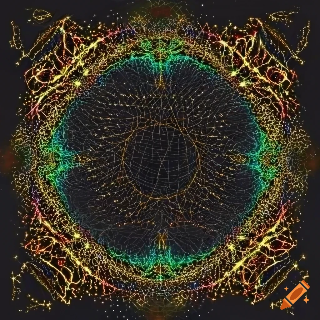 Duga-3 radio antenna array against scenic backdrop on Craiyon