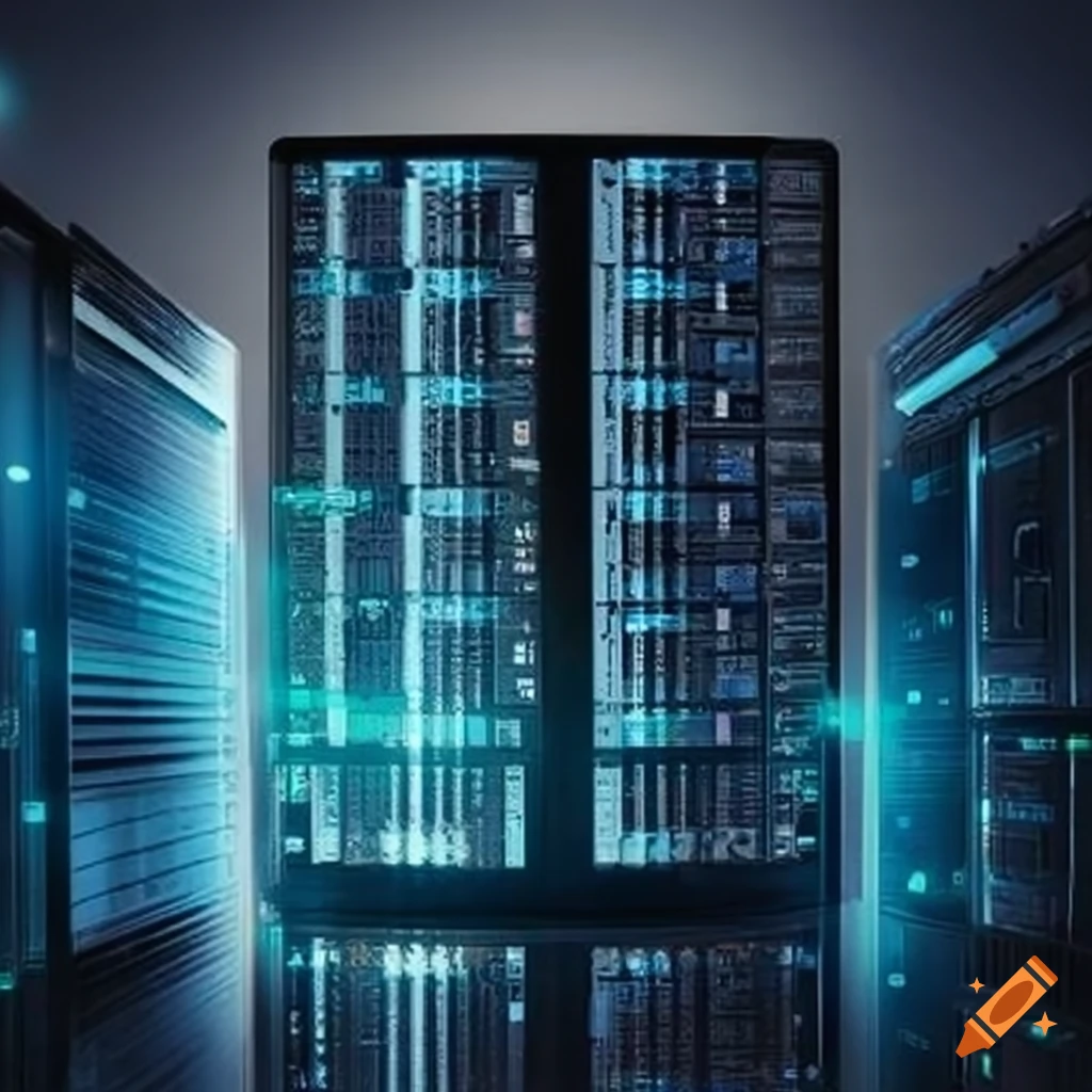 Image of a specialized server on Craiyon