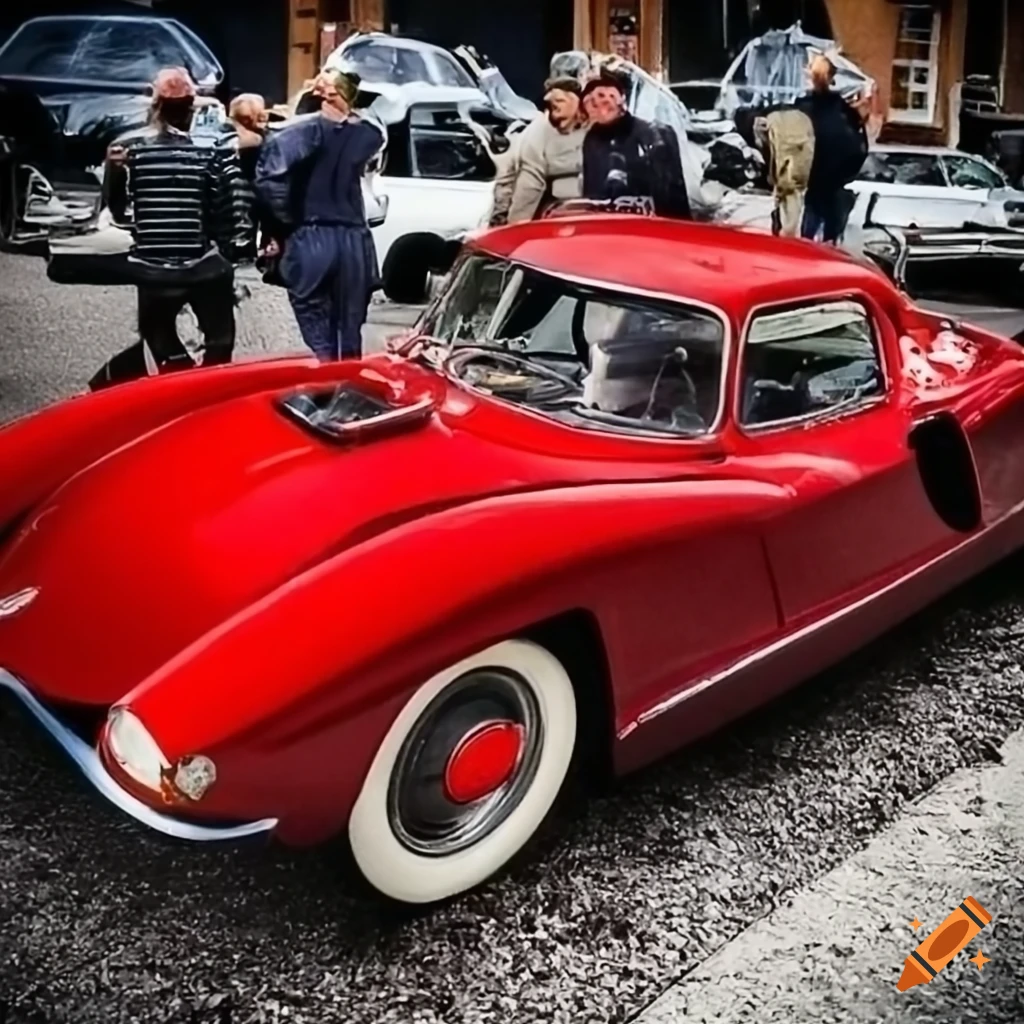 Collage of various iconic cars on Craiyon