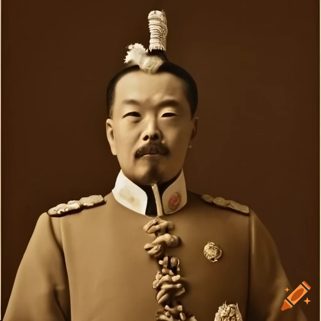 Portrait of emperor meiji on Craiyon