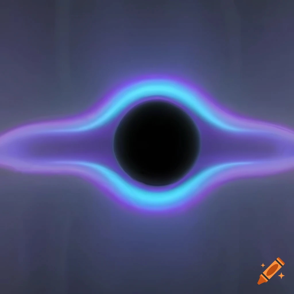 Hyper realistic 3d rendering of a black hole on Craiyon