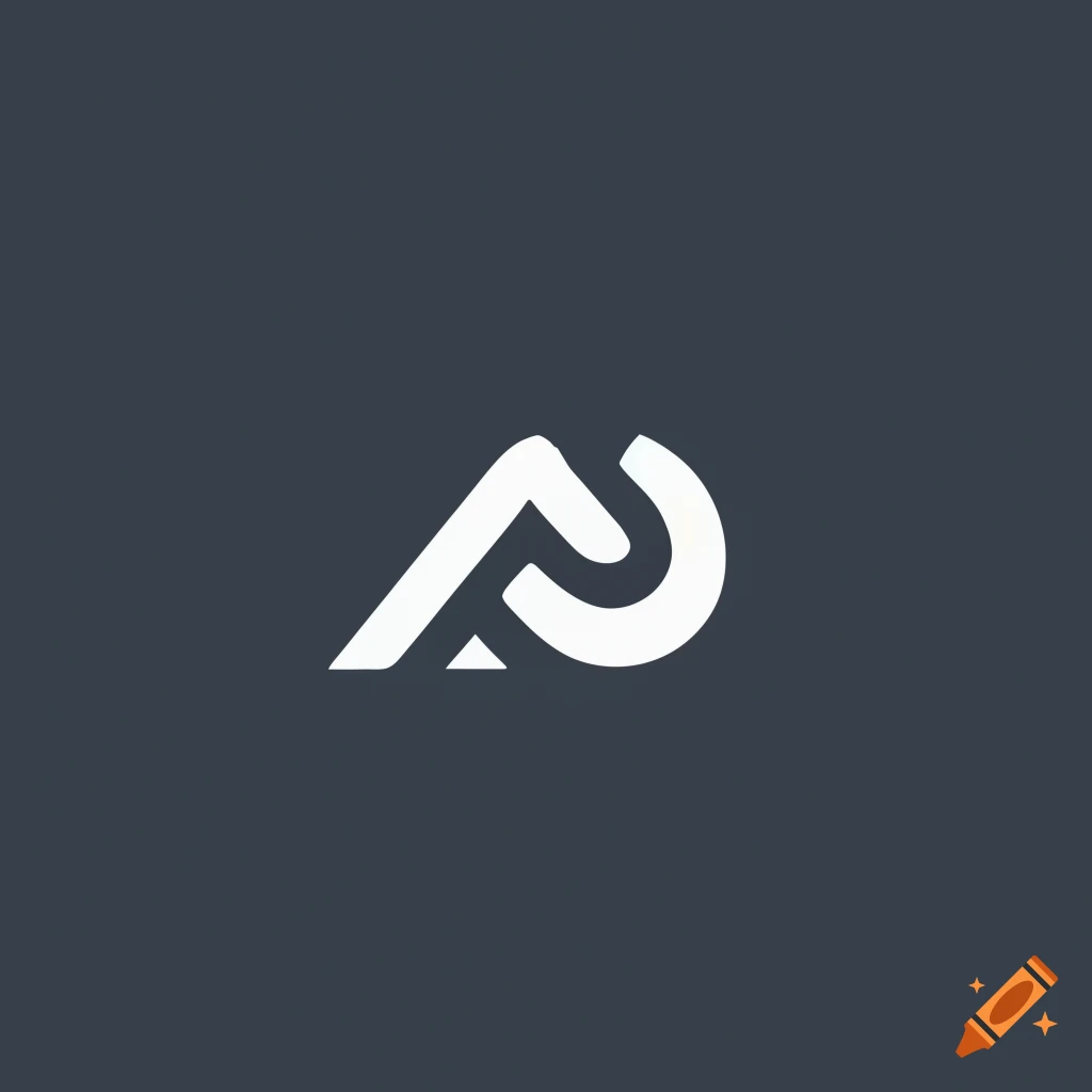 Minimalistic black and white a logo design on Craiyon