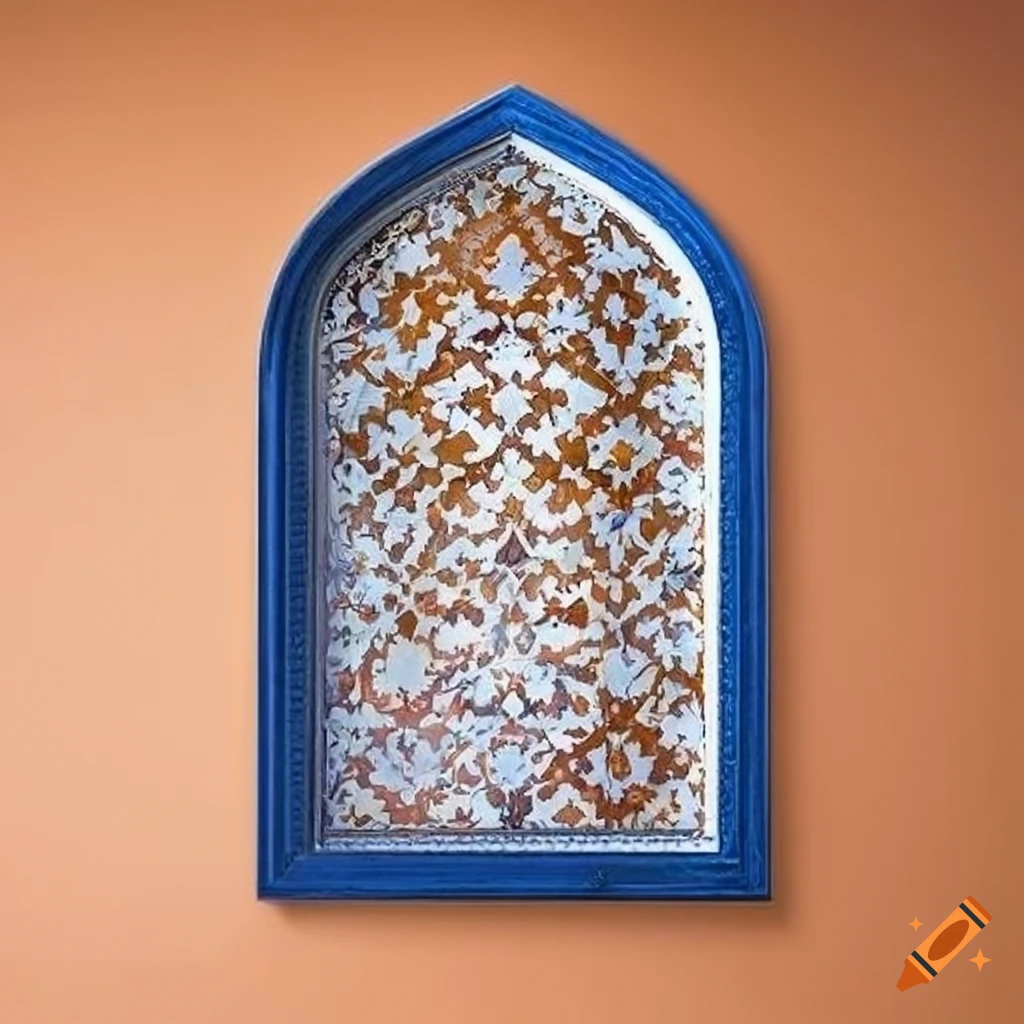White altar window in islamic art on Craiyon