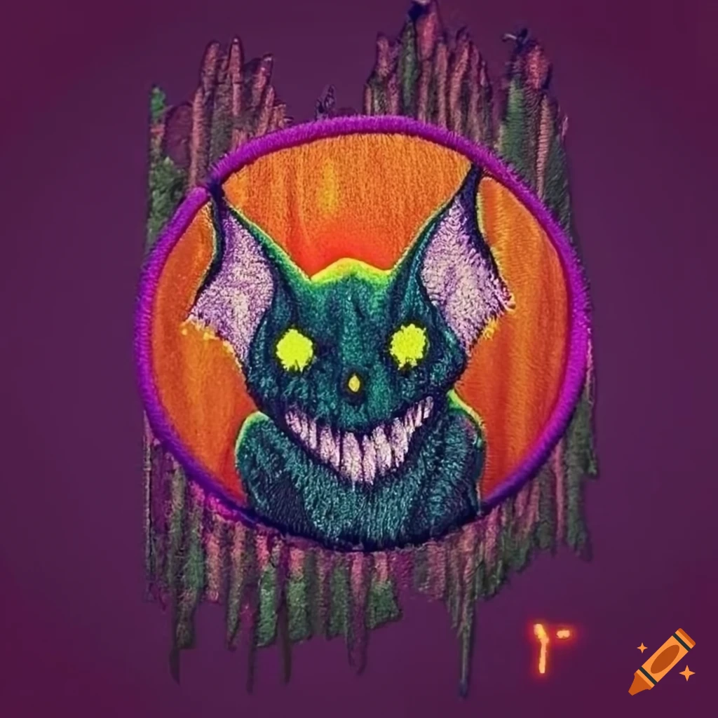 Colorful graphic design patch