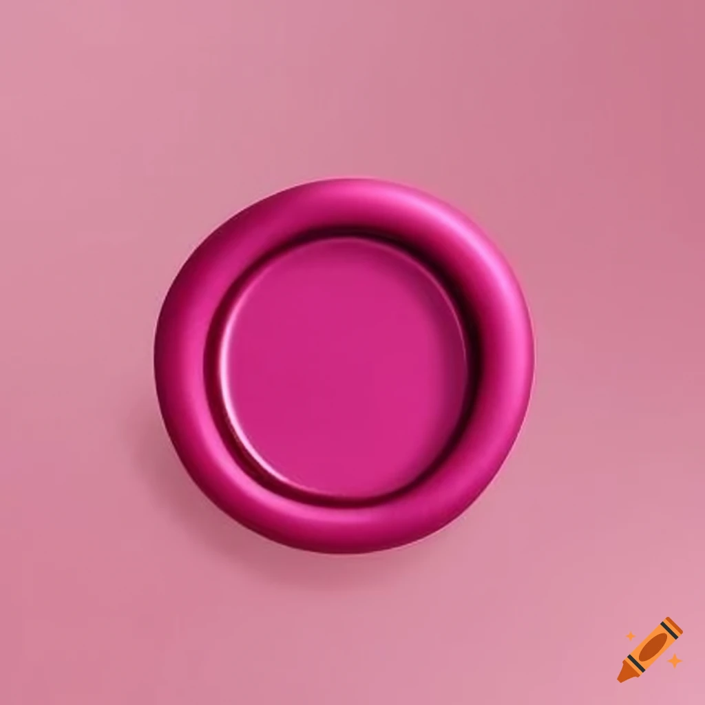 Pink diamond-shaped wax seal drawing on Craiyon