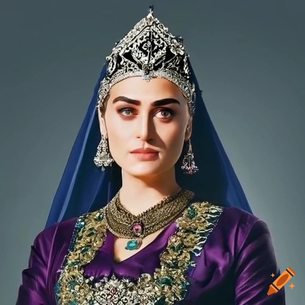 Halime sultan from diriliş ertuğrul tv show on Craiyon