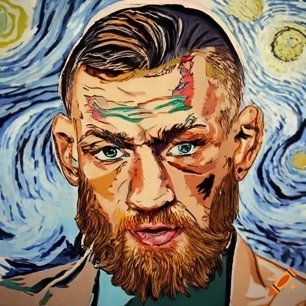 Van gogh's portrait of conor mcgregor