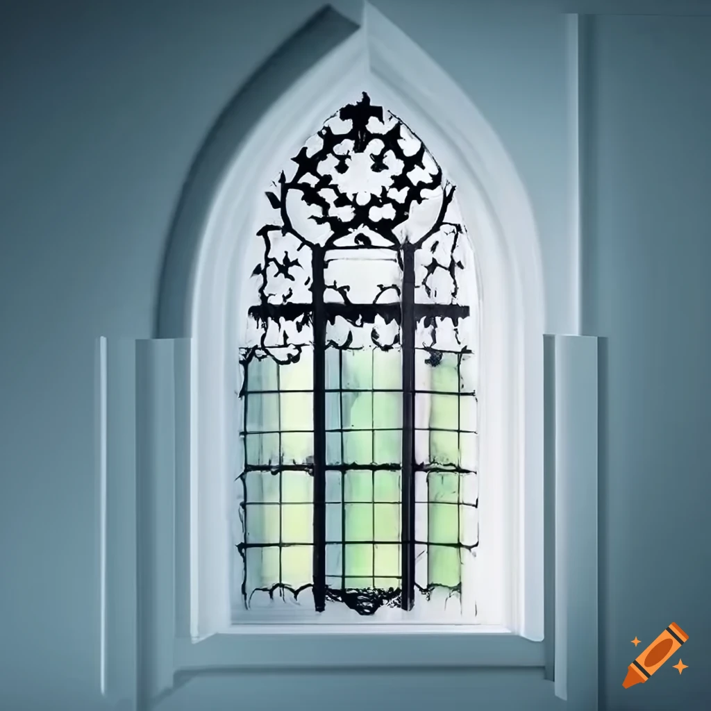 Gothic window simple on Craiyon
