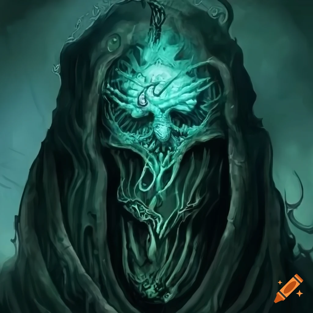 Dark and mysterious lovecraftian lich on Craiyon