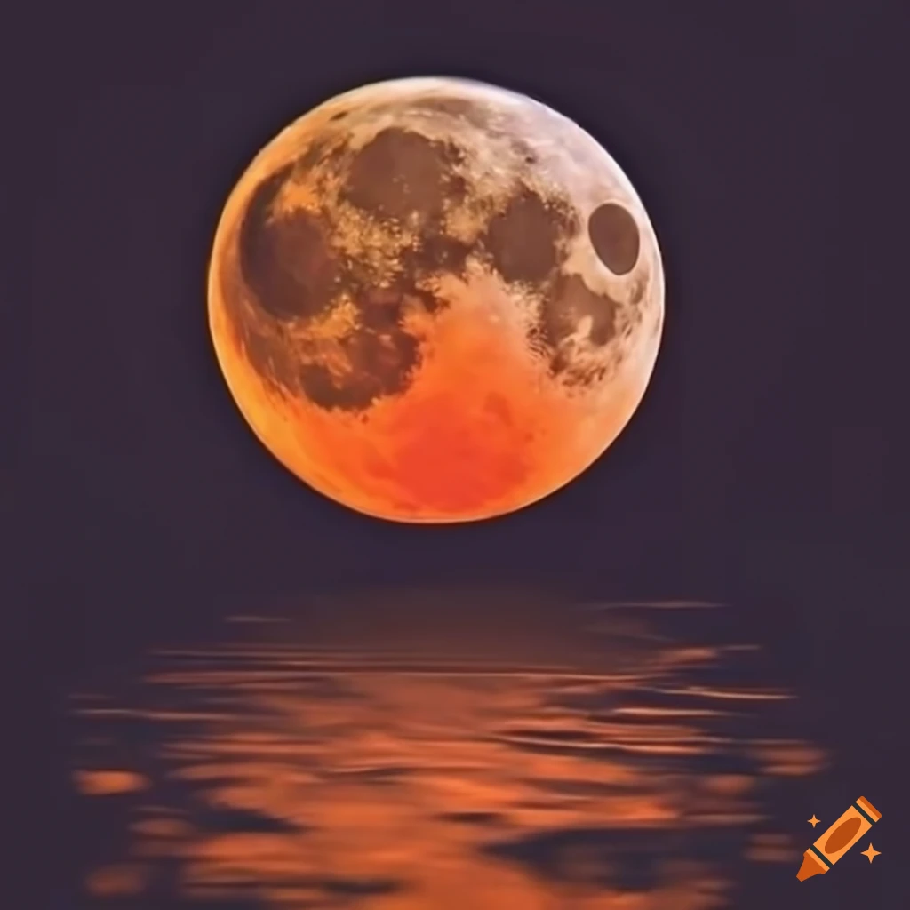 Portrait of the blood moon