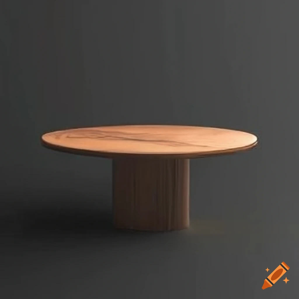 Edge of a table on Craiyon