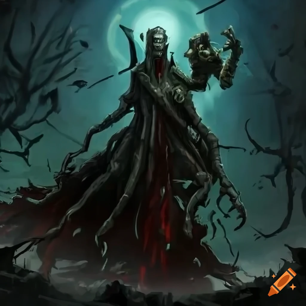 Transhuman cosmic-horror artwork on Craiyon