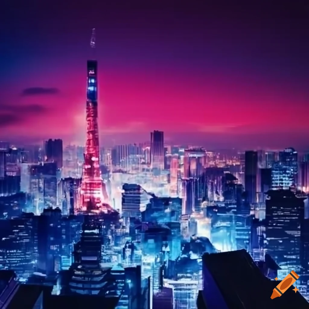 Illustration of digital transformation in japanese corporations on Craiyon