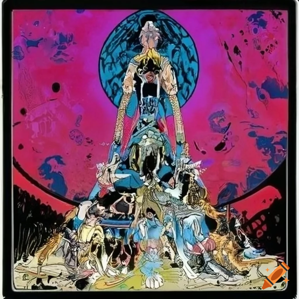 Illustration of prince valiant by alan aldridge and chiho aoshima