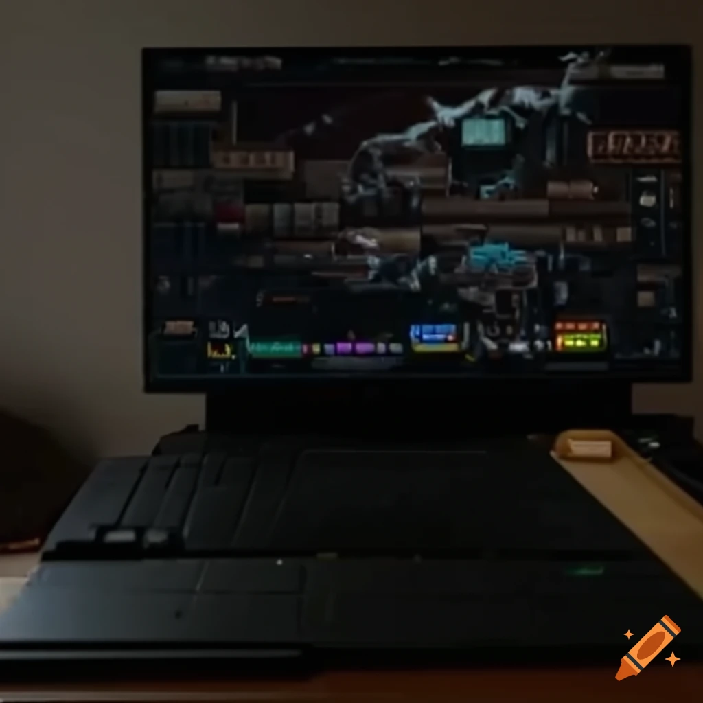 Illustration of cracked player support on Craiyon