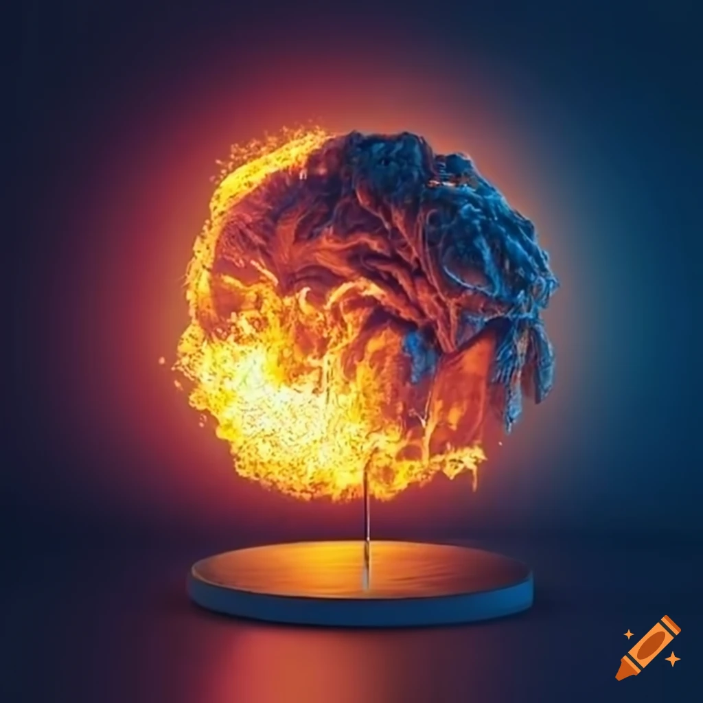 Computer generating data and analyzing on Craiyon