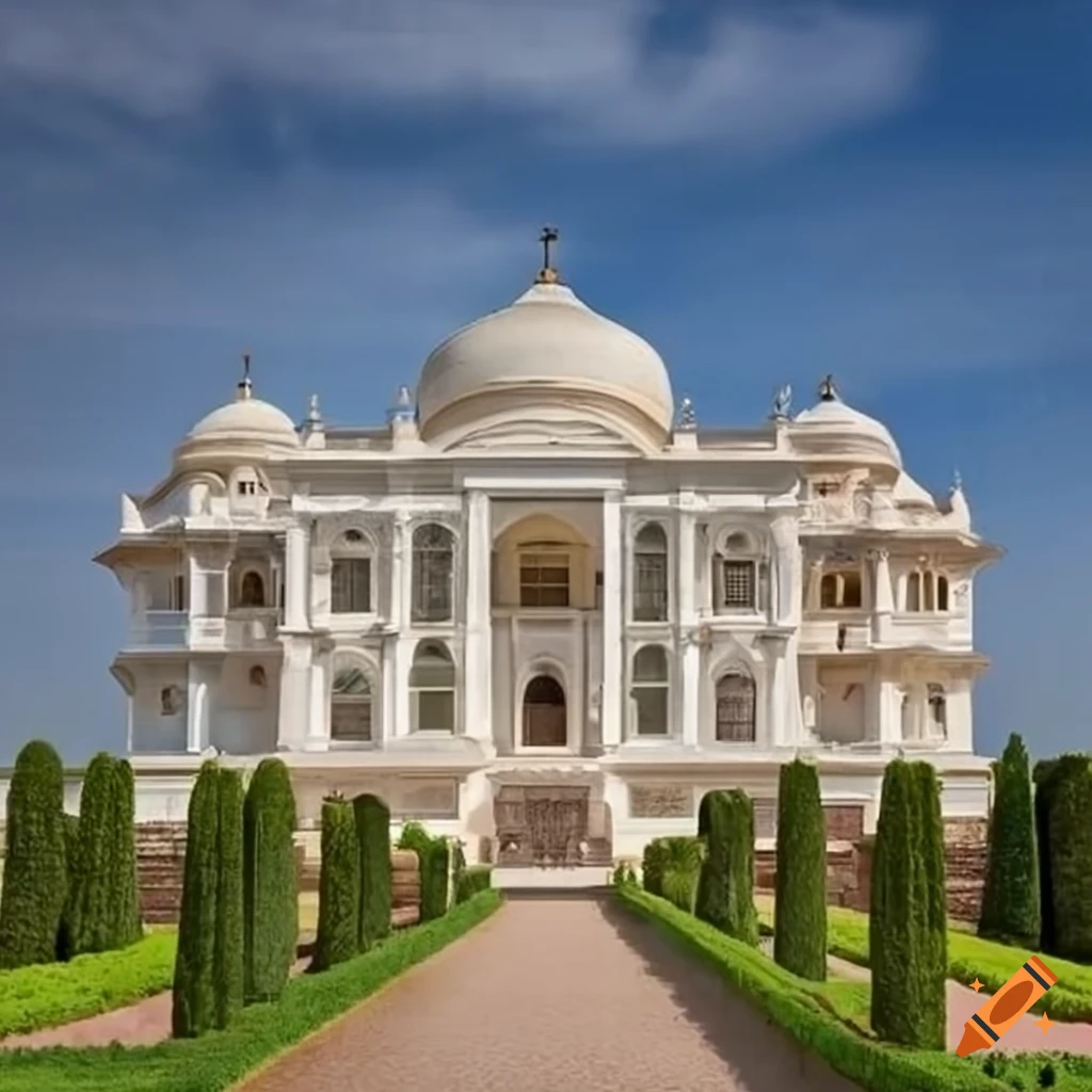 Front view of a mediterranean-style building