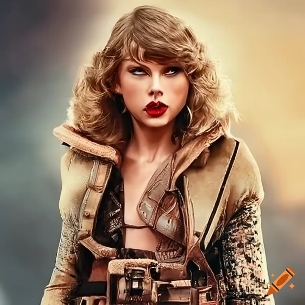 Digital art of taylor swift as a bounty hunter