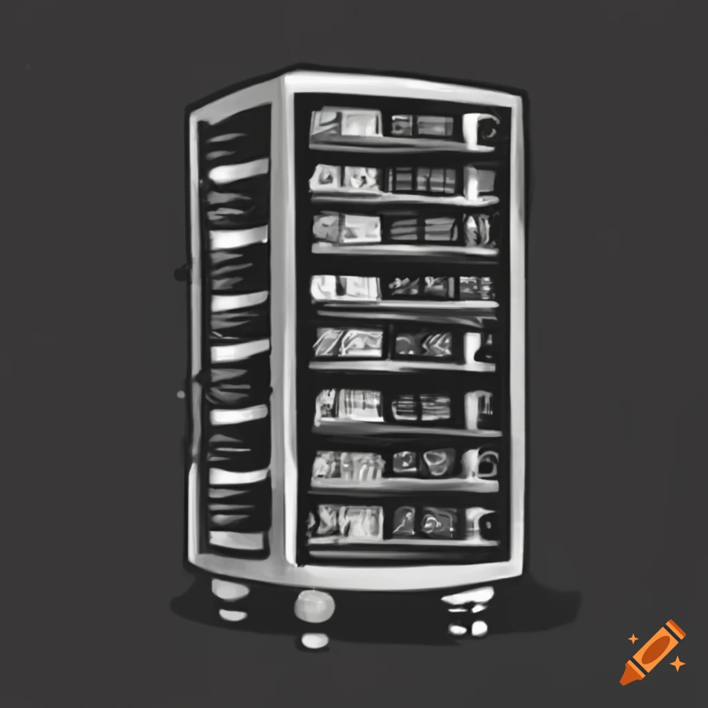 Illustration of a server's account login on Craiyon